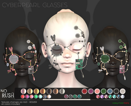 Second Life Marketplace - [NoRush] CyberPearl Glasses -unpack-